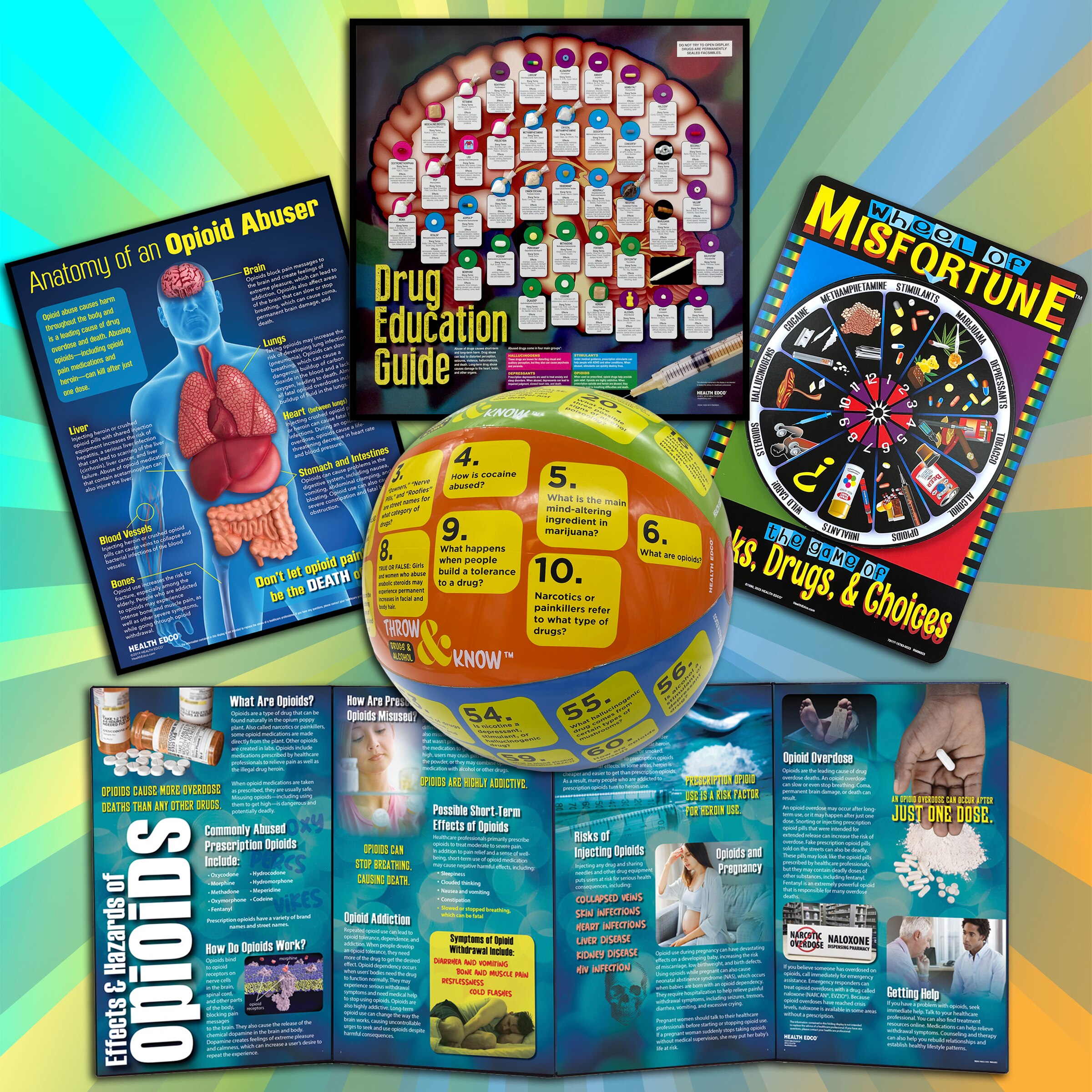 New: Fake Pills Fentanyl Education Display | Health Edco