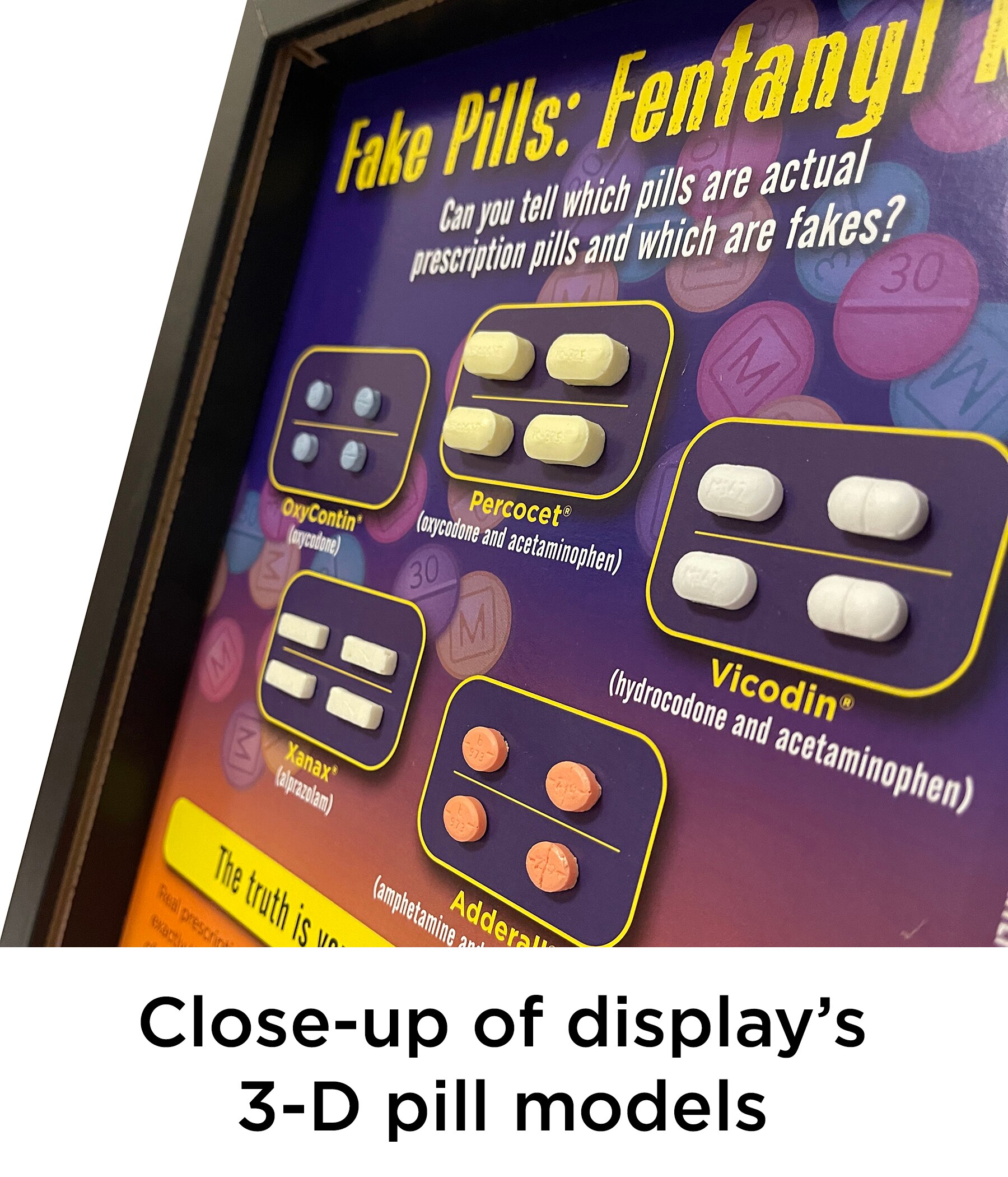 New: Fake Pills Fentanyl Education Display | Health Edco