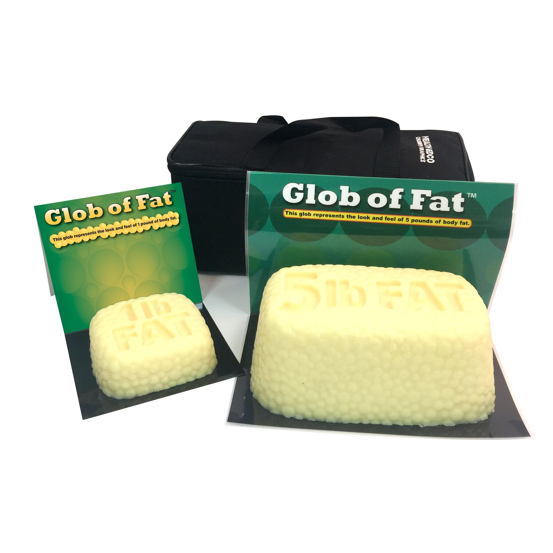 Globs Of Fat Set 1 lb & 5 lb | Health Edco Teaching Models
