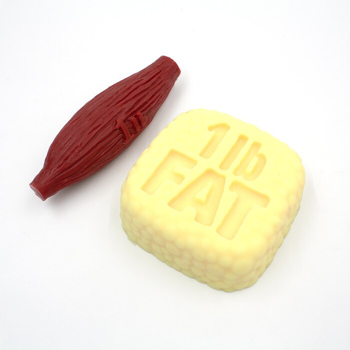 1-Pound Glob of Fat and Mass of Muscle Set | Health Edco