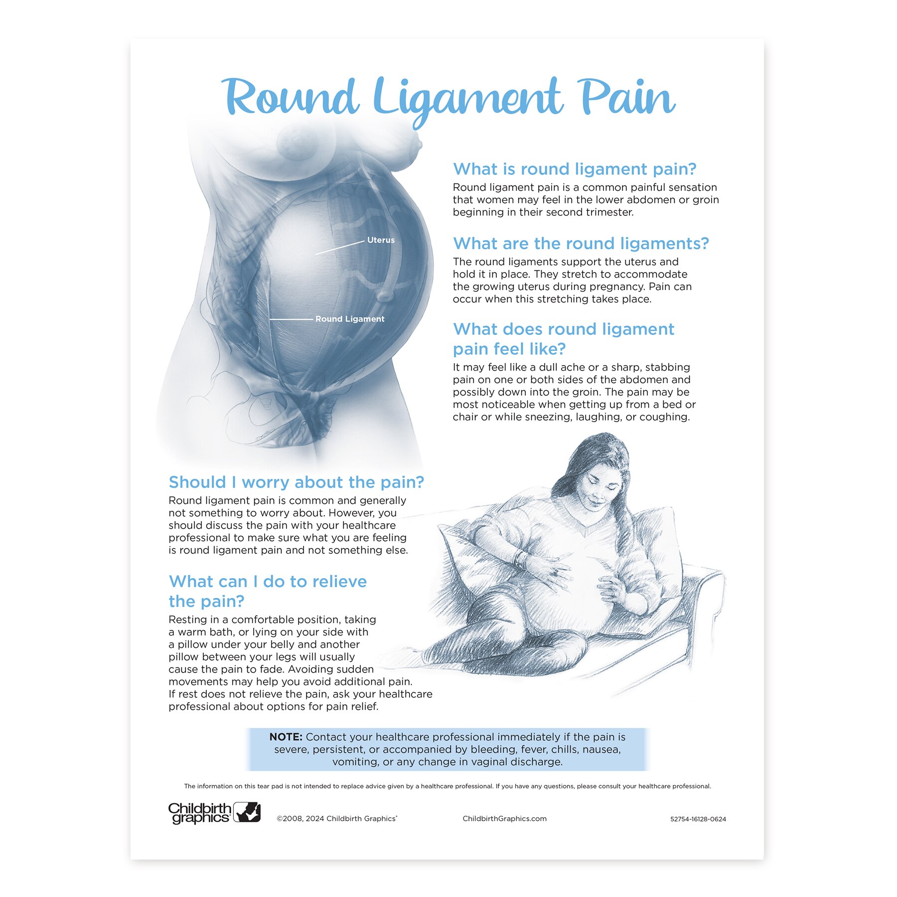 Diagram Of Round Ligament Pain